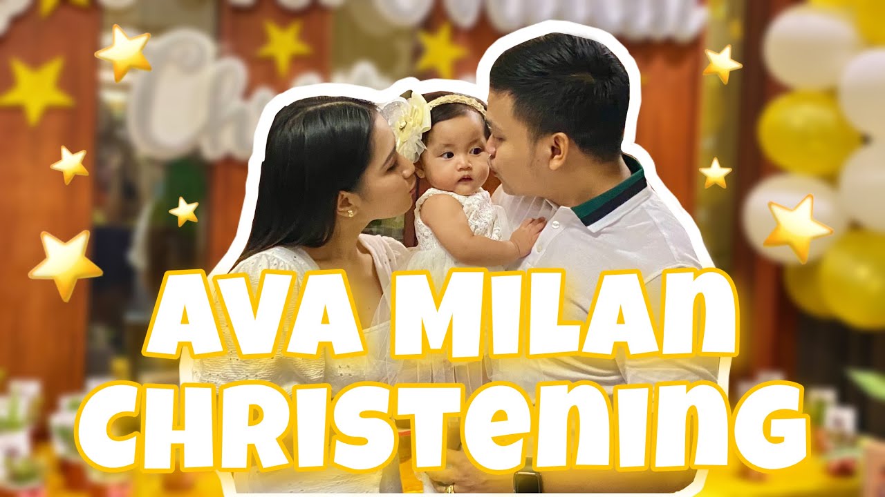 Ava Milan Reyes' Christening - YouTube