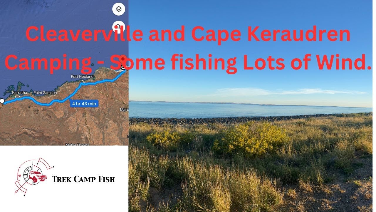 Cleaverville Camping Fishing & Boat Ramp - Cape Keraudren so much wind ...