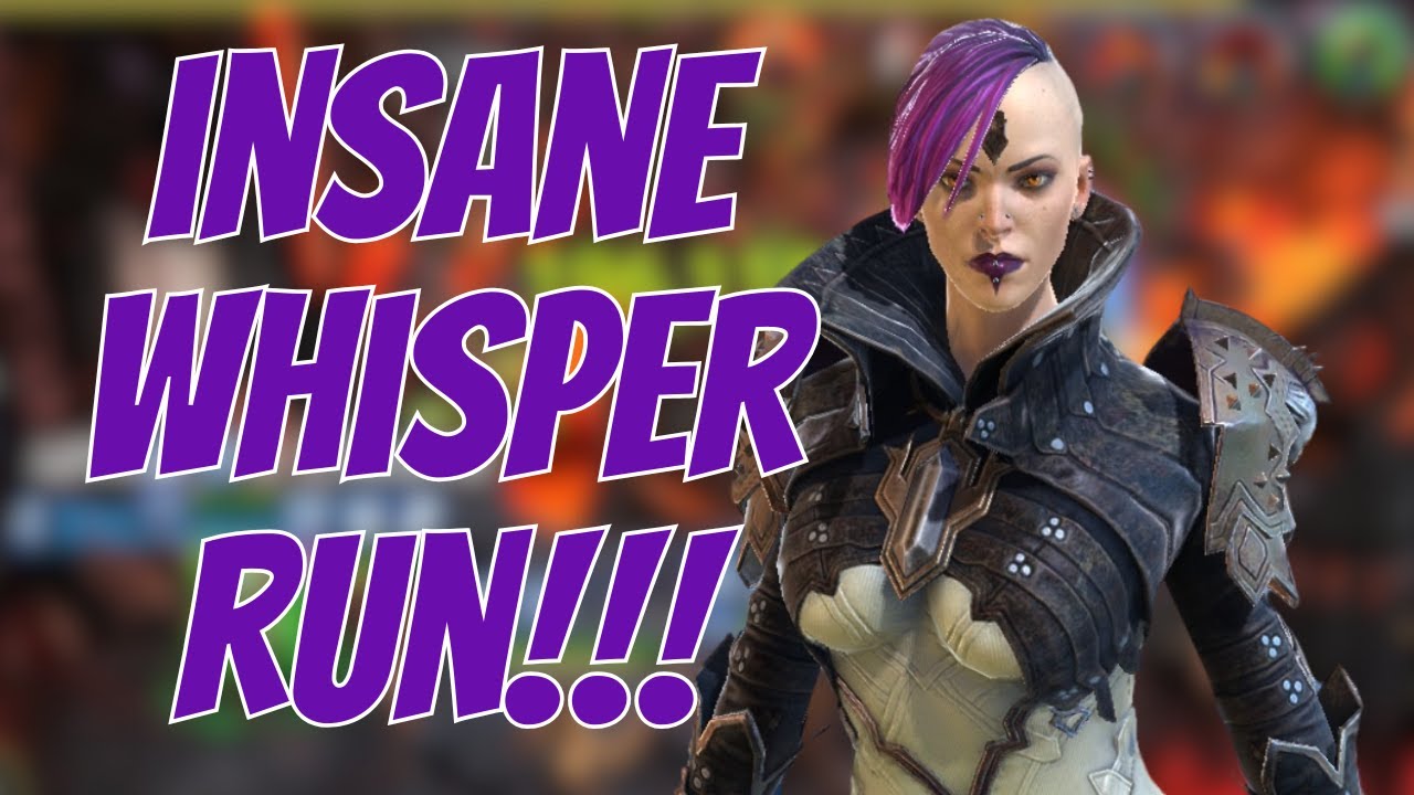 INSANE Whisper Streak! 9 Turns in a Row + CvC Rewards | RAID: Shadow Legends - YouTube