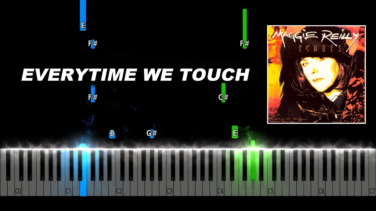 Maggie Reilly – Everytime We Touch Piano Tutorial - YouTube