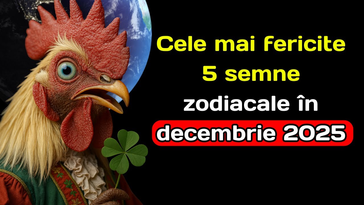 Cele mai fericite 5 semne zodiacale în decembrie 2025. - YouTube