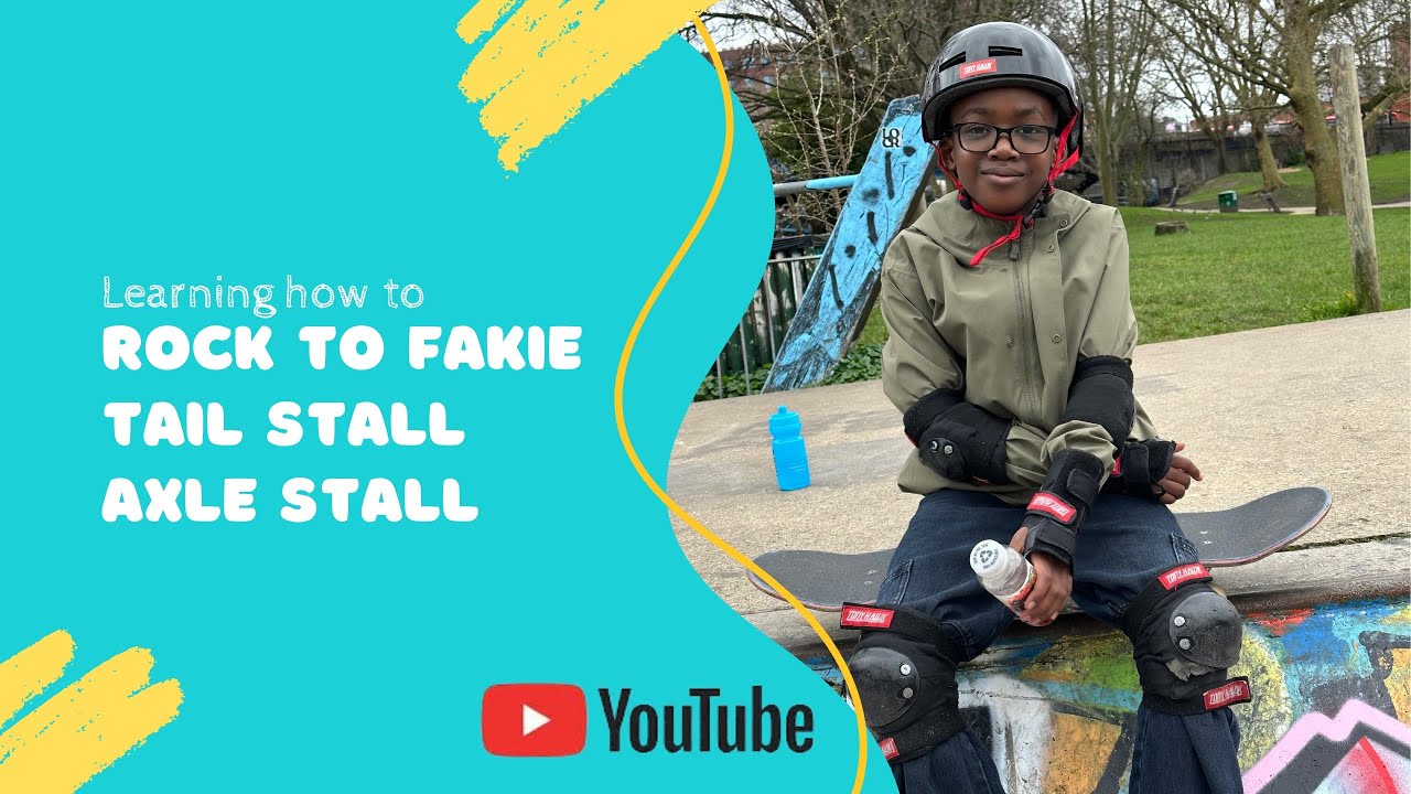 How to Rock to Fakie Tail stall Axle stall - YouTube