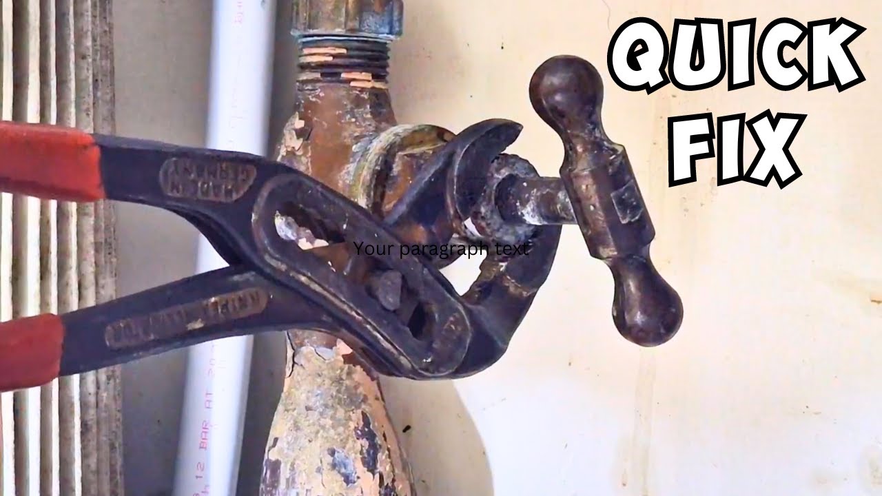 Stopcock Leaking From Spindle Gland Nut: Easy Repair! - YouTube