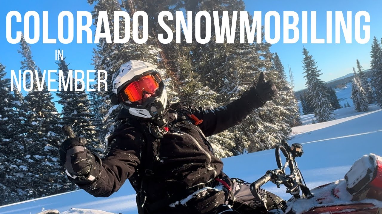 Snowmobiling On Thanksgiving?! - YouTube