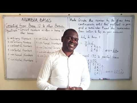 CONVERTING FROM BASE 10 TO OTHER BASES 044 - YouTube