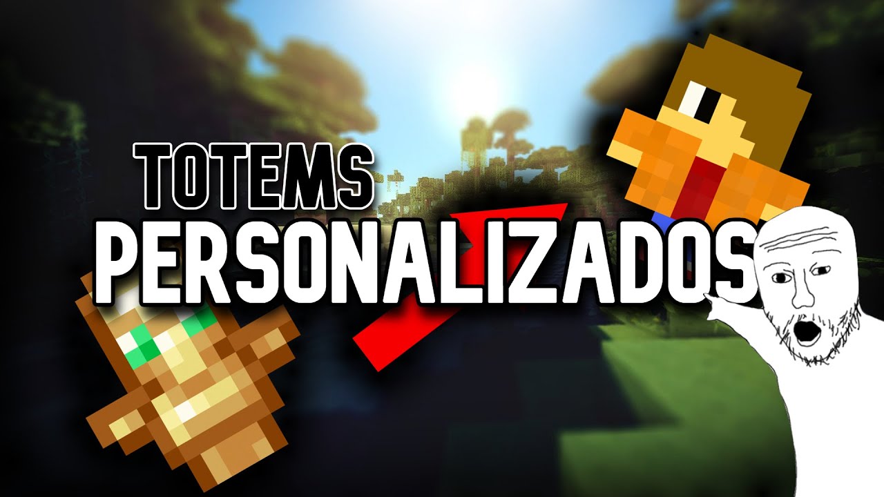 CÓMO TENER un TÓTEM de MINECRAFT con TU SKIN DE MINECRAFT!!! 😎 Tutorial ...