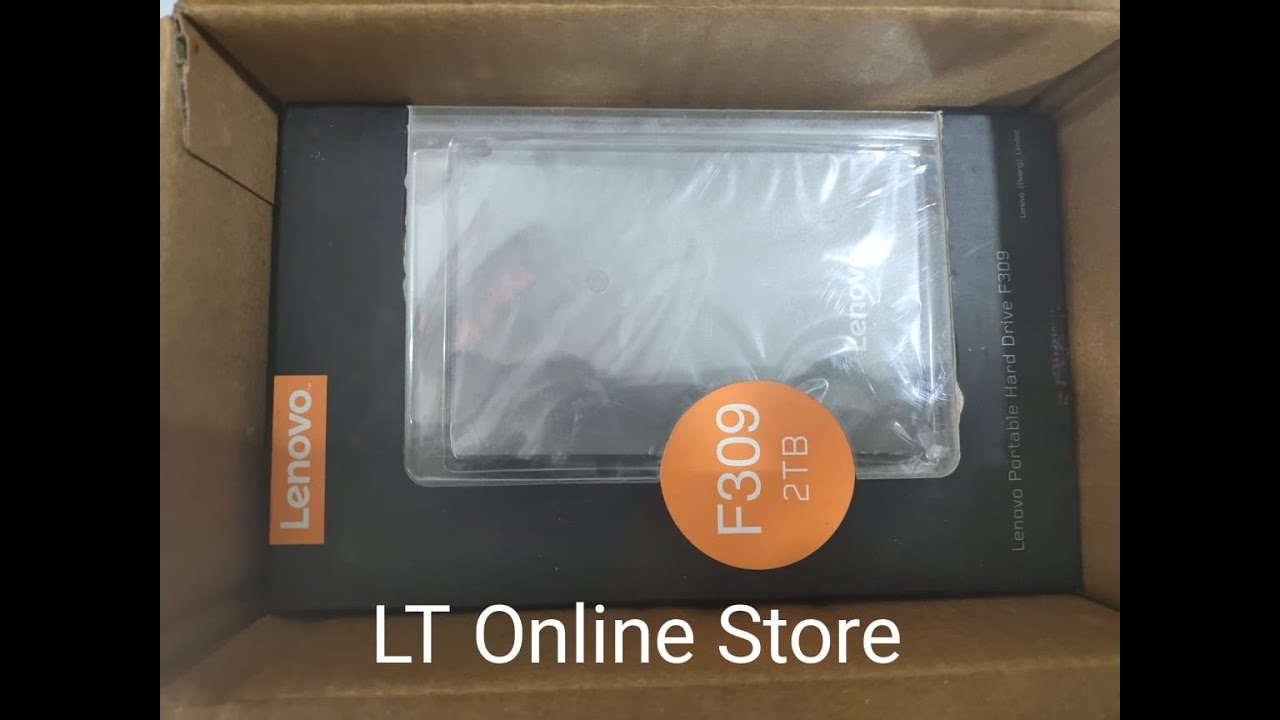 Lenovo 2TB External Hard Drive F309 USB 3.0 - YouTube