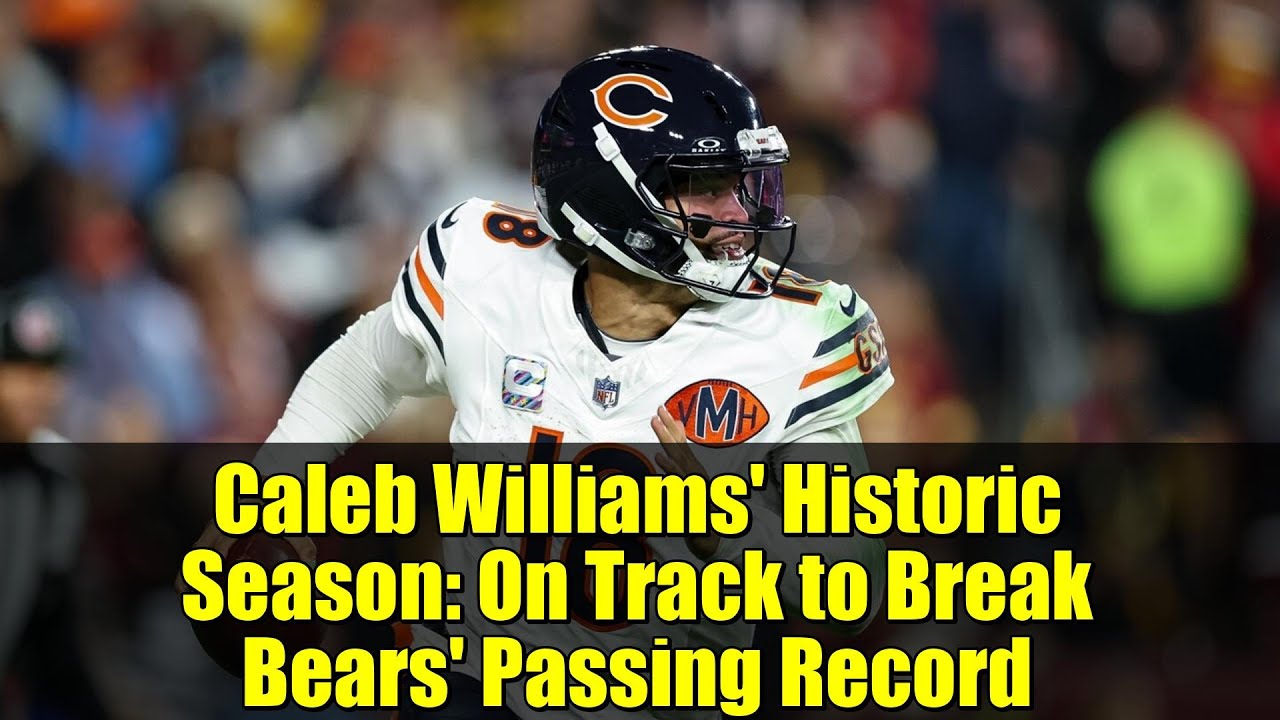 Caleb Williams' Historic Season: On Track to Break Bears' Passing ...