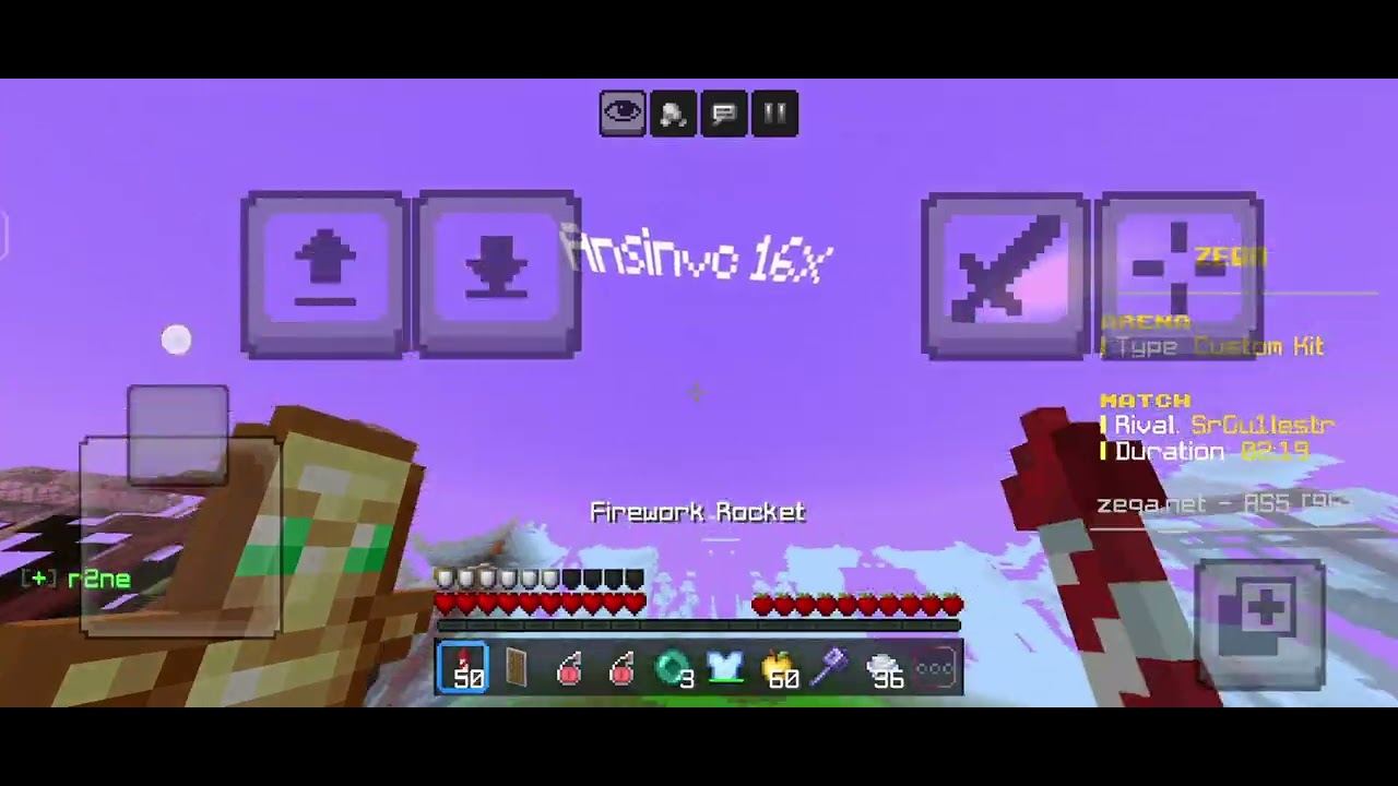 Minecraft game play mace pvp in PC players - YouTube