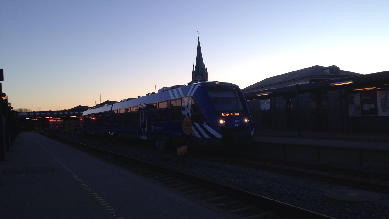 Tog i Danmark - Frederikshavn - YouTube
