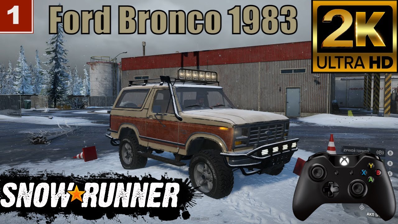 SnowRunner gameplay | SnowRunner mods Ford Bronco 1983 [2K] 🔴 - YouTube