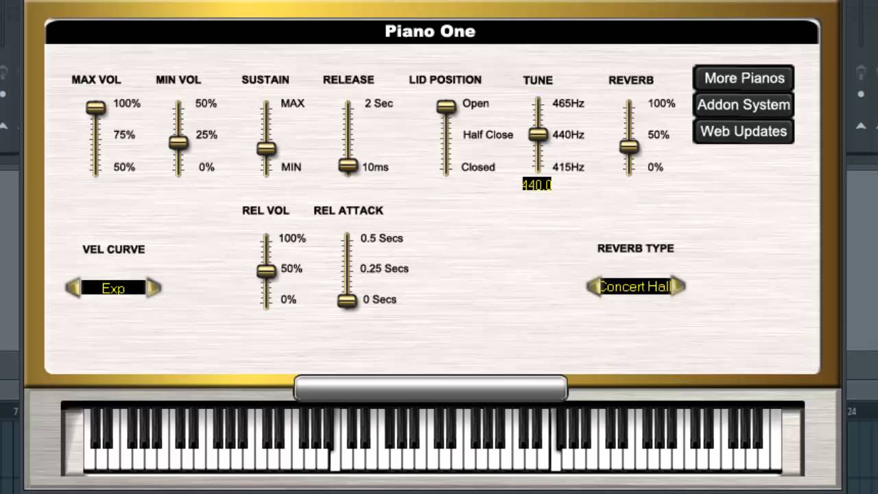 fl studio piano one improvisation - YouTube
