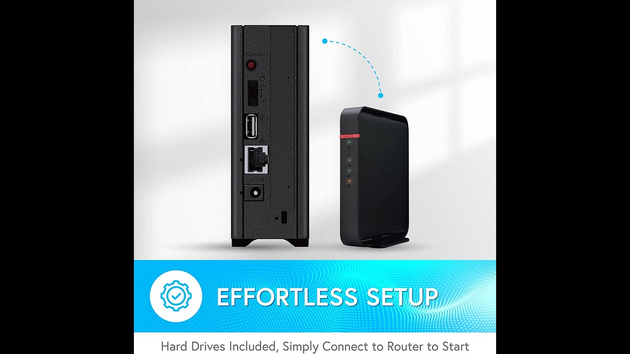BUFFALO LinkStation 210 4TB 1 Bay NAS Network Attached Storage with HDD ...