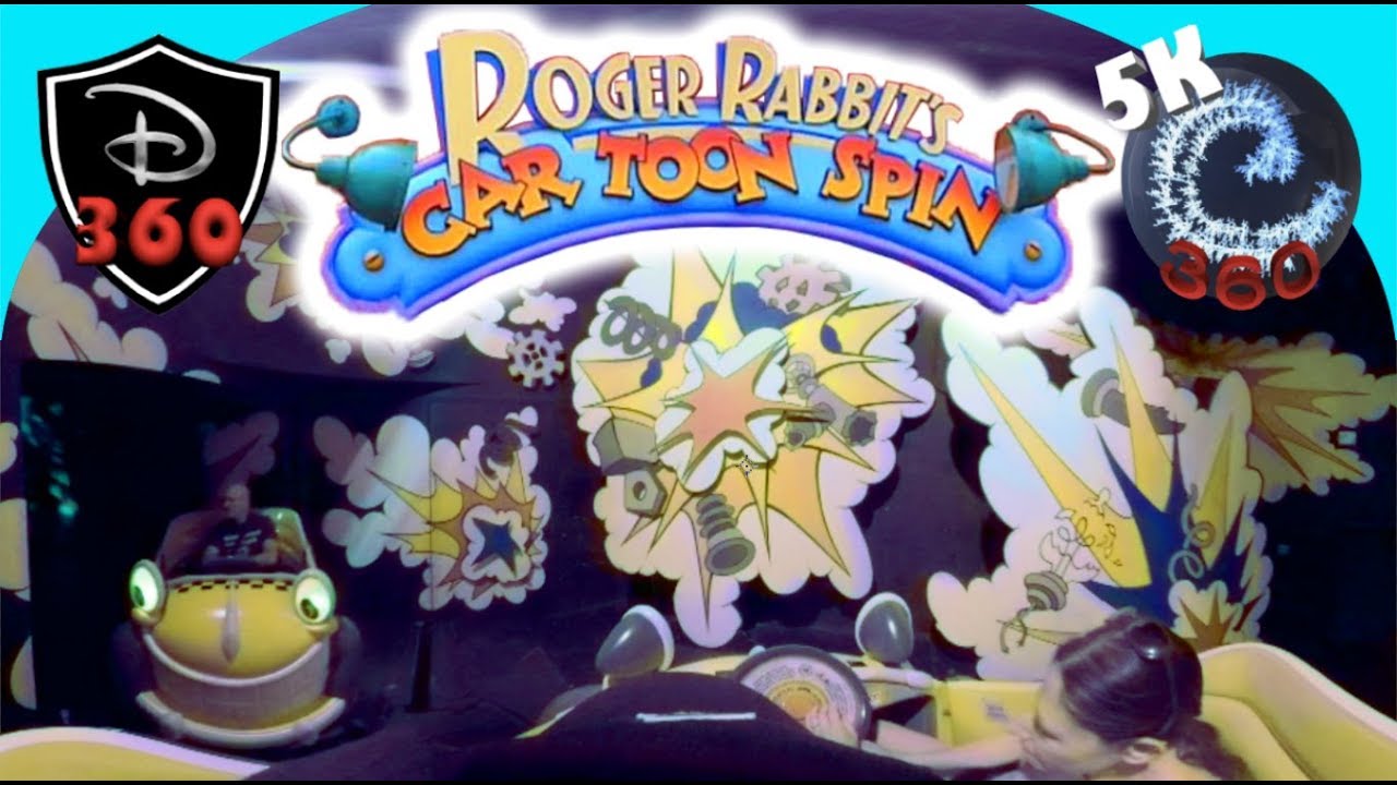 Roger Rabbit's Car Toon Spin 360 FULL RIDE Disneyland California - YouTube