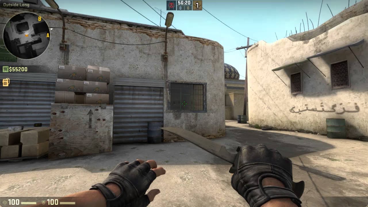 CSGO - Dust II Long Smoke (Terrorist Side) - YouTube