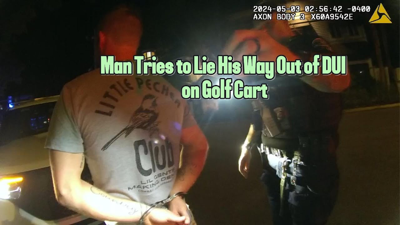 Country Artist Arrested for DUI on Golf Cart - YouTube