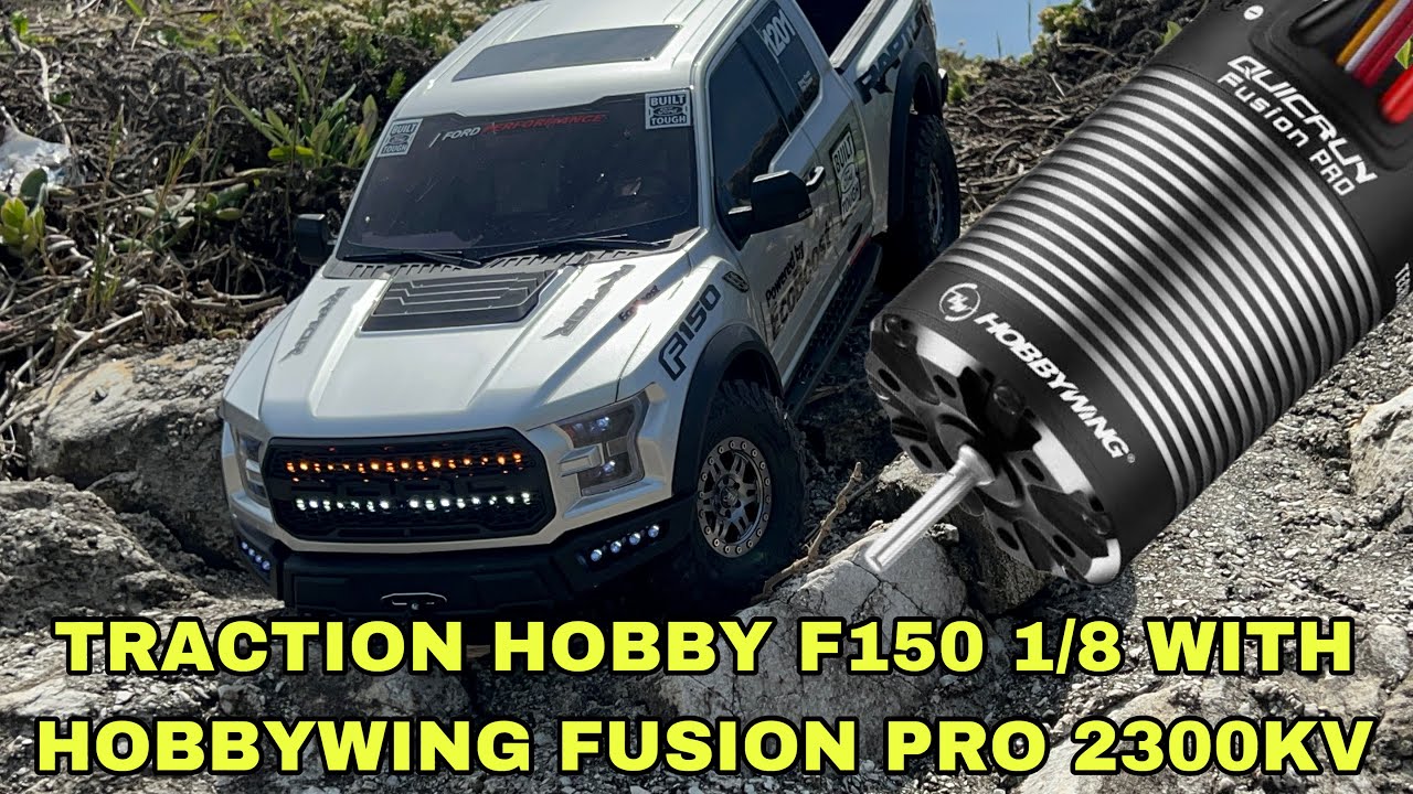 Fitting a HW Fusion Pro 2300kv in the Traction Hobby F150 1/8 scale ...