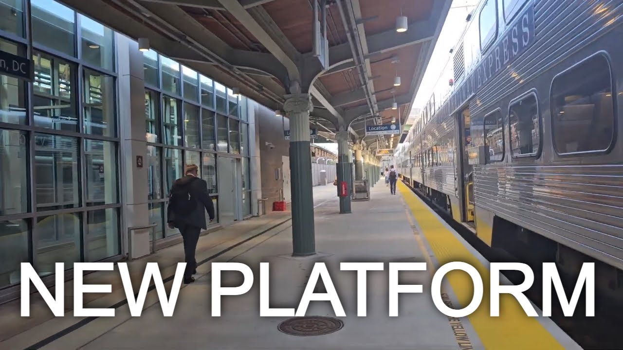 VRE/Amtrak | The NEW Track 22 at Washington DC Union Station - YouTube