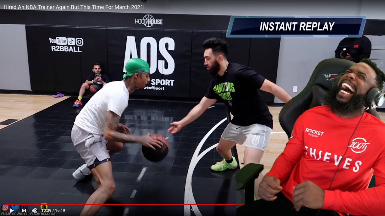 INSTANT REPLAY PRACTICE?! LOL! Flight Hired An NBA Trainer Again But ...