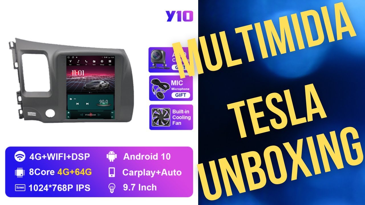 MULTIMÍDIA TESLA UNBOXING - YouTube