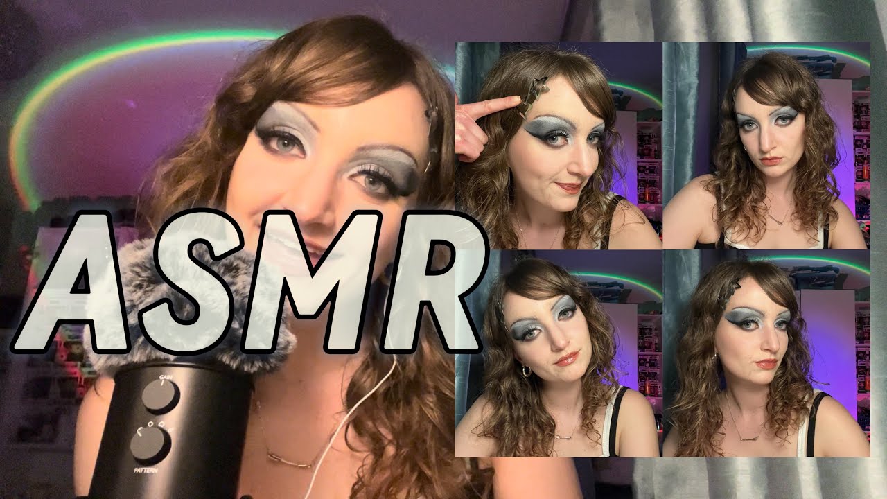 ASMR doing your makeup 💄 (gothic drag inspired🌟) - YouTube