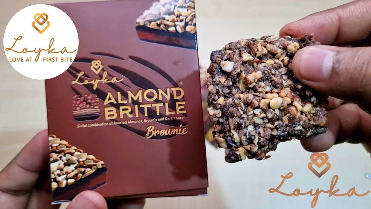 Loyka Almond Brownie Brittle 17g Review😋 | Ingridents, Taste, Price, Ad ...