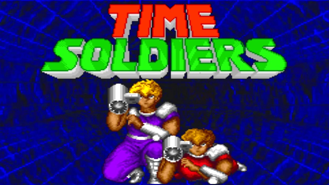 Time Soldiers - Classic Arcade Run 'N Gun Shooter (Alpha Denshi 1987 ...
