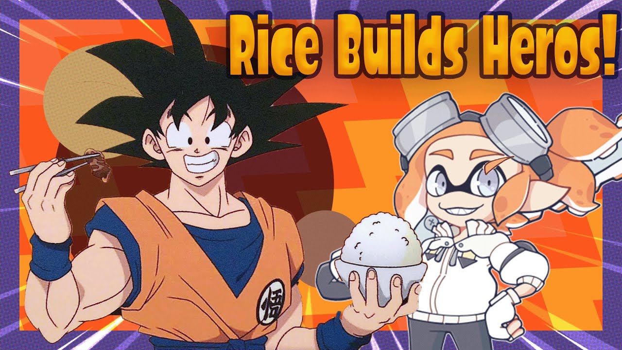 Rice Builds Heroes! Splatoon 3 Splatfest Team Rice! - YouTube