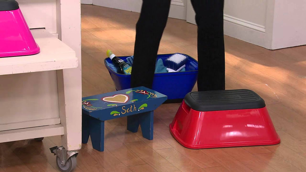 Safe-T-Stool Multipurpose Anti-Tip Stool & Carrying Tray with Dan ...
