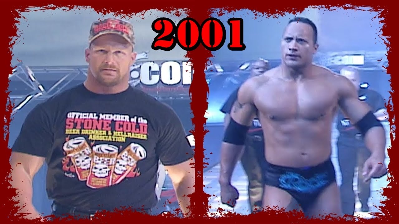 Stone Cold POP Vs The Rock POP 1/8/2001 - YouTube