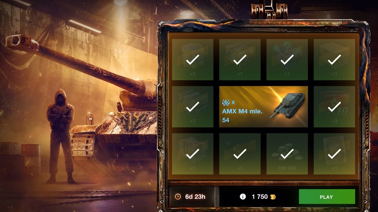 AMX M4 54 lucky draw#wotblitz #gambling - YouTube