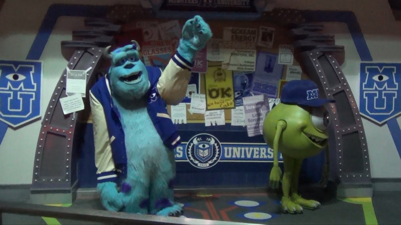 Mike Wazowski and Sulley from Monsters University Meet During Monstrous ...