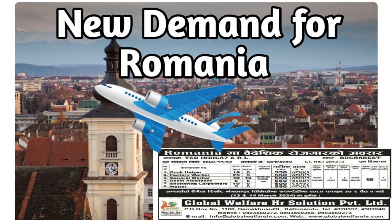 New Demand for Romania Europe Demand || 2024 || Demand Information ...