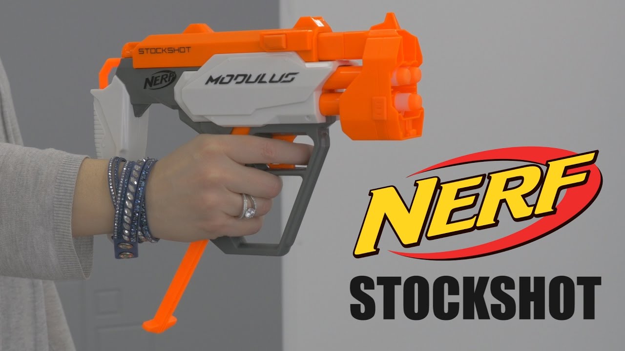 Nerf Modulus Stockshot - Démo du blaster / extension en français HD FR ...