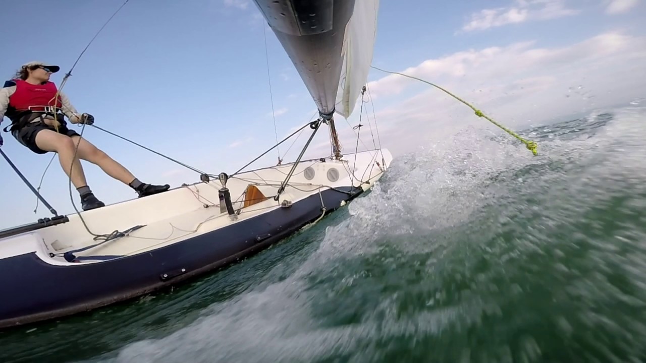 Contender sailing on Lake Constance '16 - YouTube