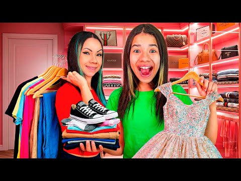 ORGANIZANDO O CLOSET DO MEU QUARTO NOVO!