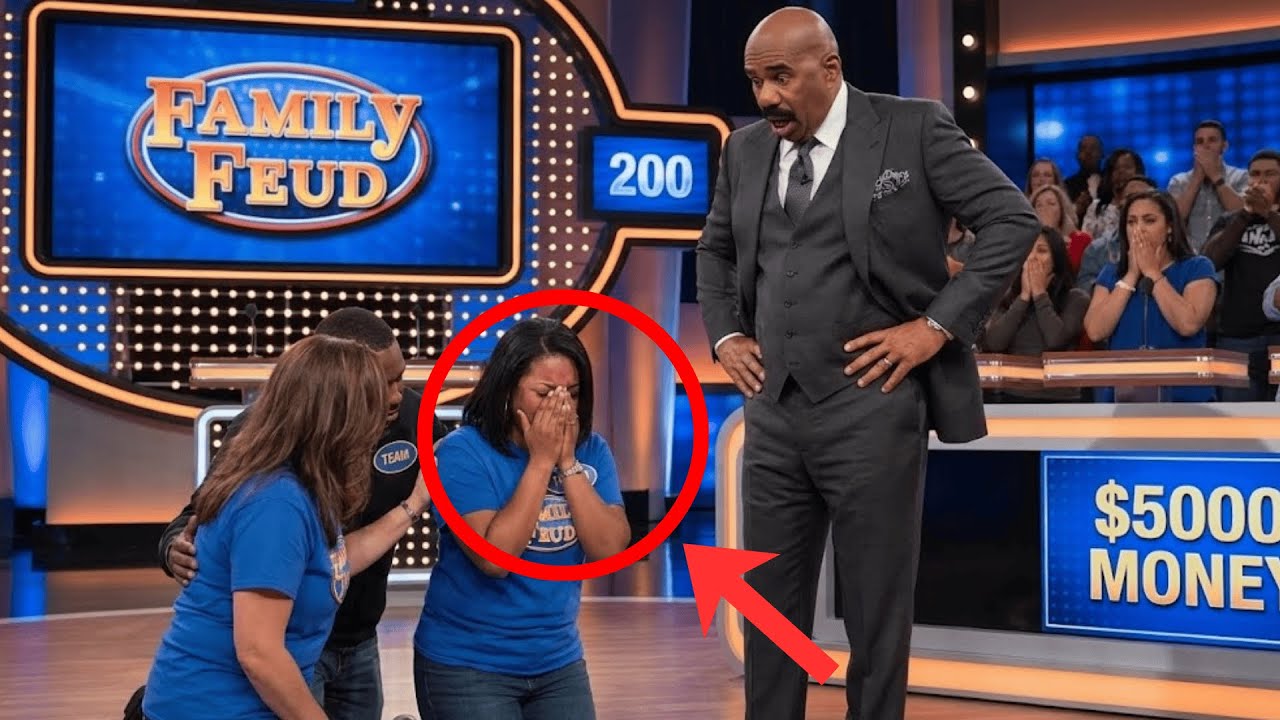 CRYING Child in Audience Made Steve Harvey ABANDON Family Feud - What ...