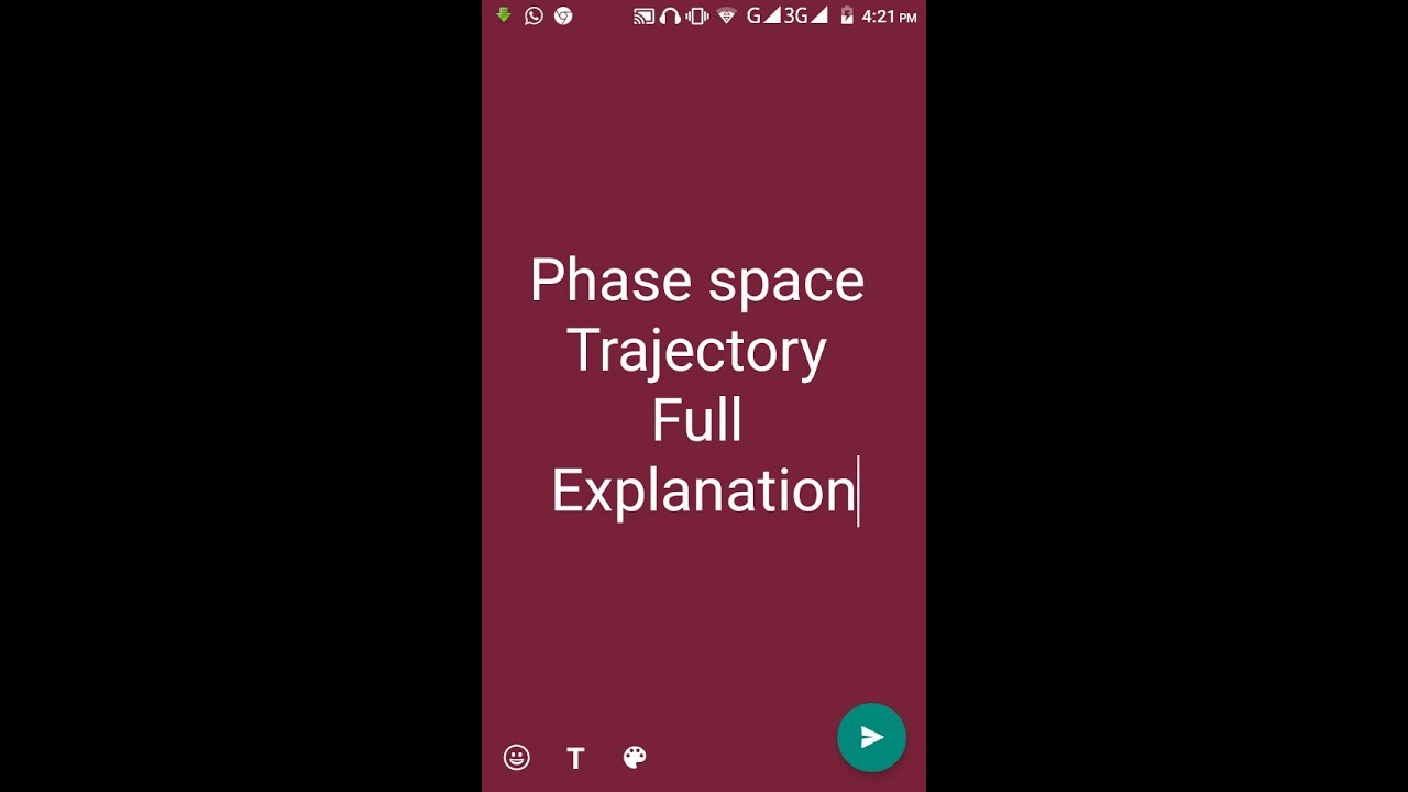 How to draw a phase space trajectory - YouTube