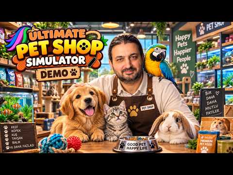 Türk Yapımı Harika Bir Pet Shop Simulator | Ultimate Pet Shop Simulator Demo