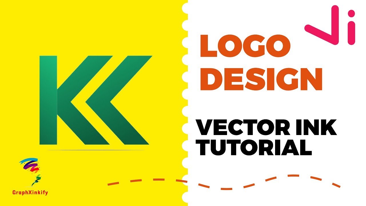 How to design a logo || Vector Ink tutorial || #1 || GraphXinkify - YouTube