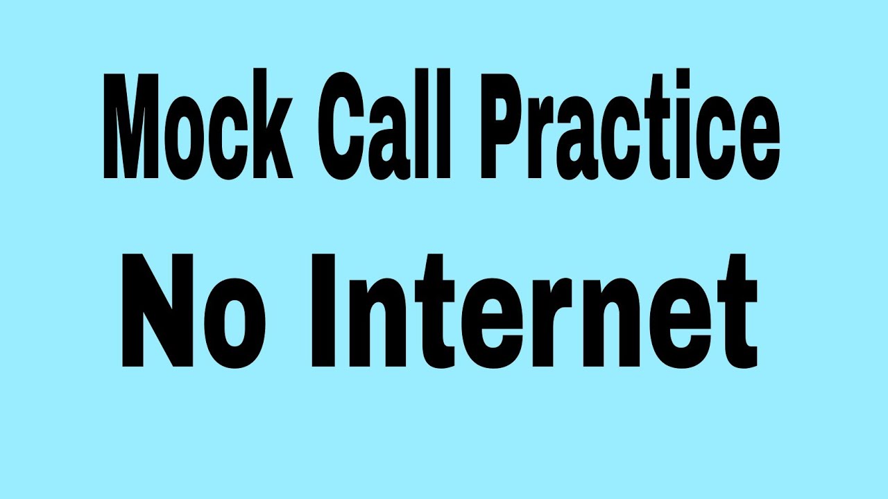 Mock Call Practice: Technical Support, no internet, irrate Customer ...