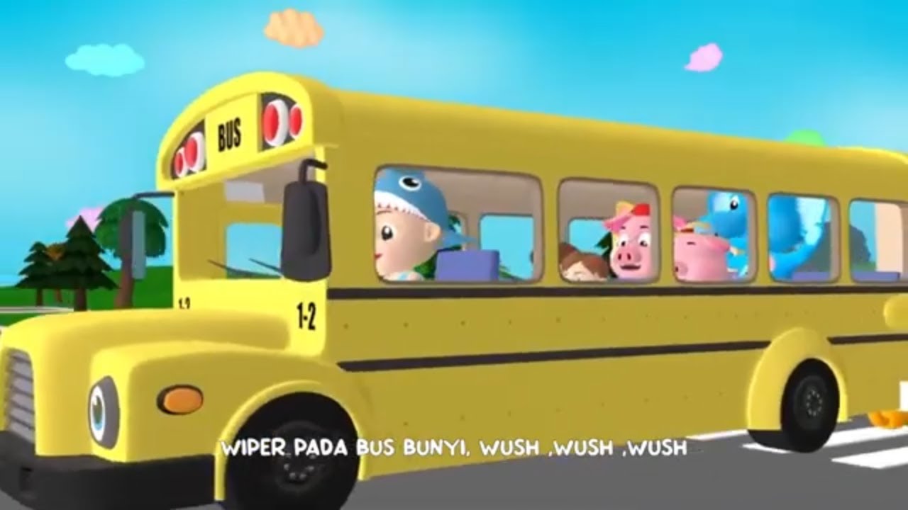 Roda Pada Bus | Lagu Anak Anak & Balita Animasi Indonesia - YouTube