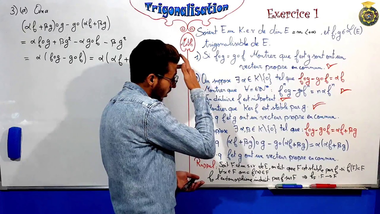 Exercice 1 sur la trigonalisation partie 6 - YouTube