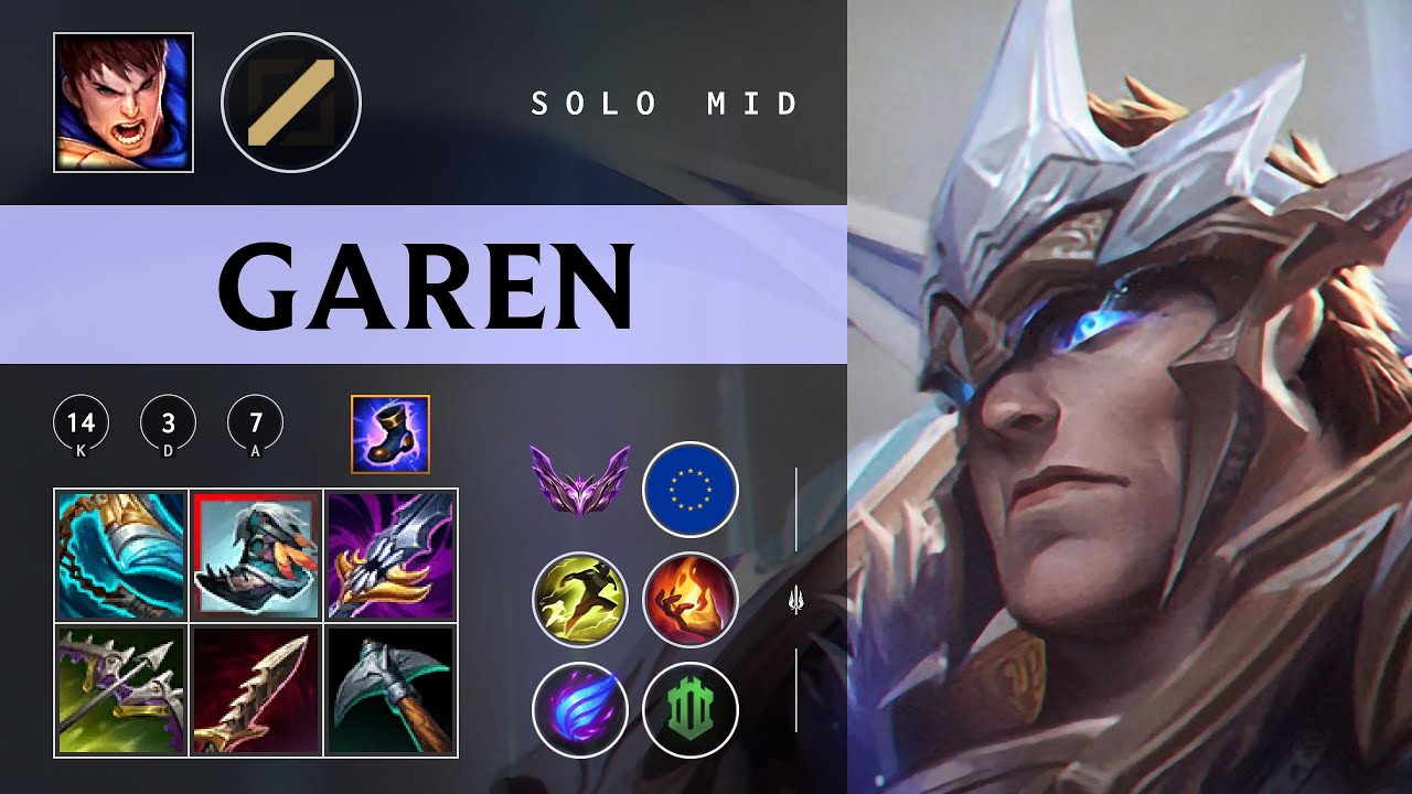 Garen Mid vs Zoe - EUW Master Patch 26.03 - YouTube