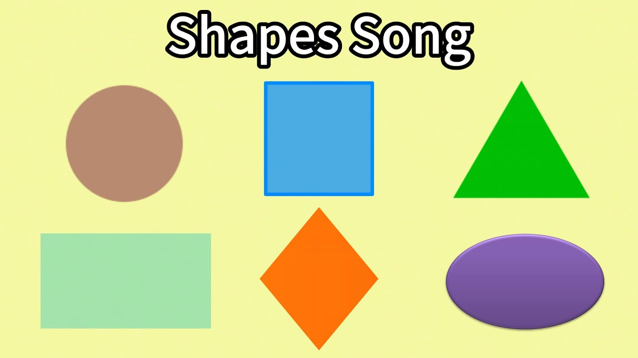 Shapes Song (Kids song, teaching children about different shapes) - YouTube
