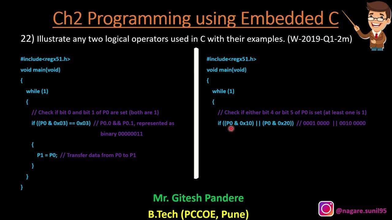 Lect 41-Ch2-Code 22-Programming using Embedd C-ESY-22532-Diploma Sem 5 ...