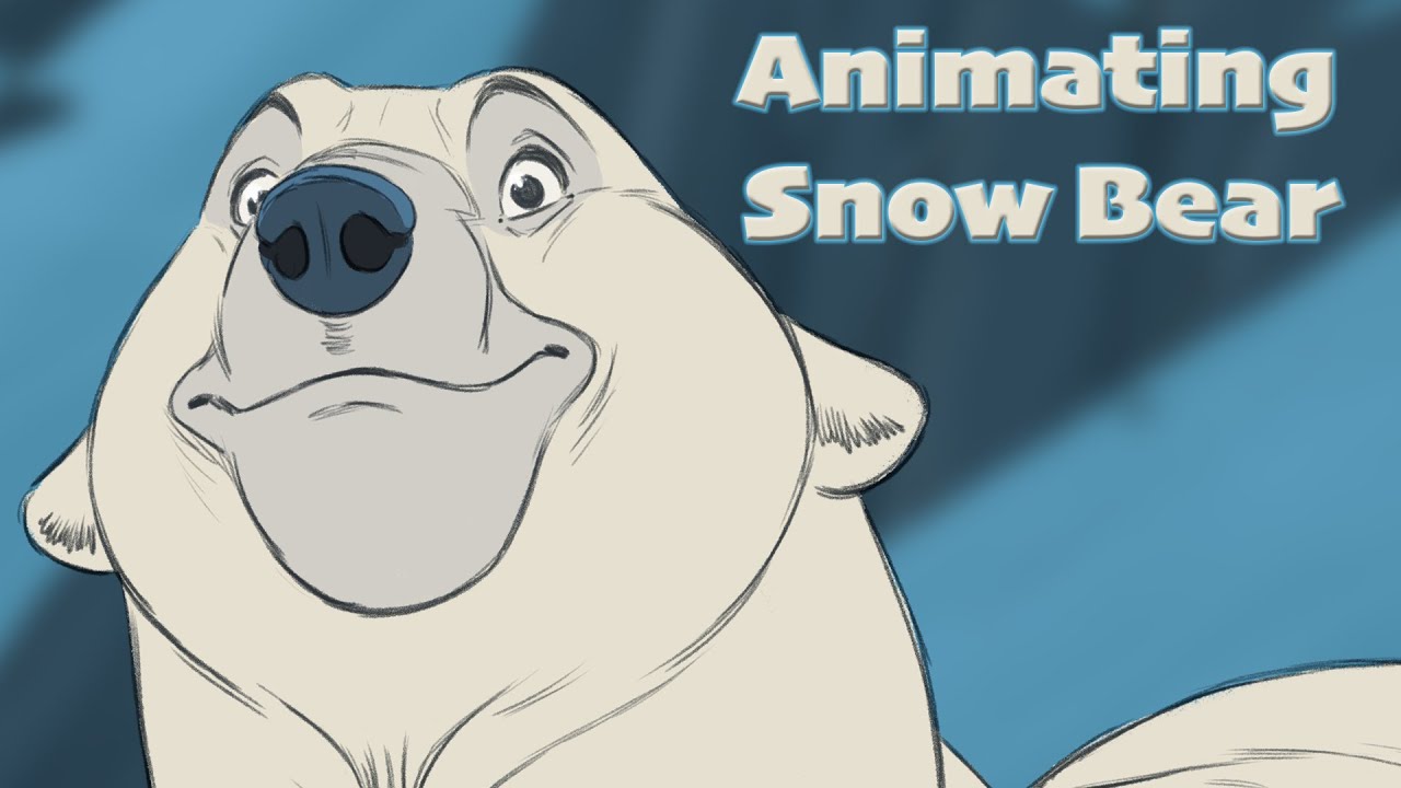 Animating In Real Time - Snow Bear - YouTube