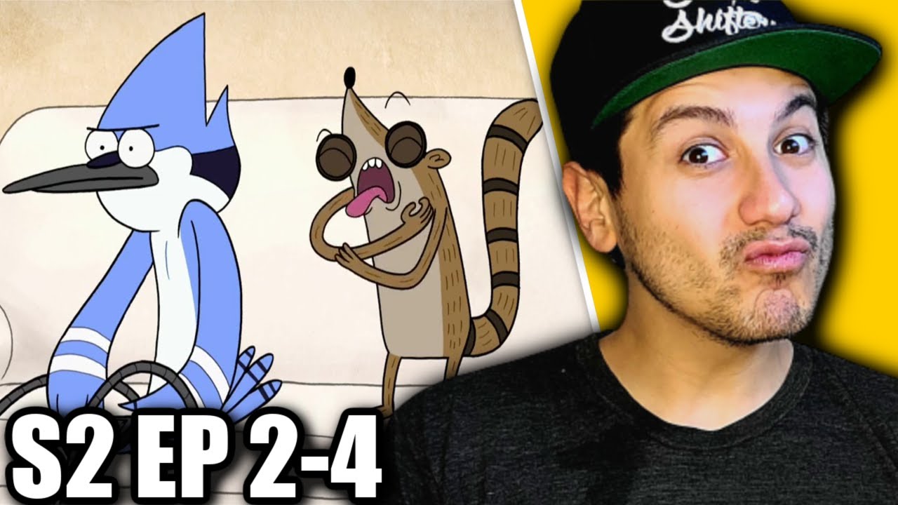 Regular Show S2 Ep 2-4 (REACTION) RIGBY THE CHAD 😎 - YouTube