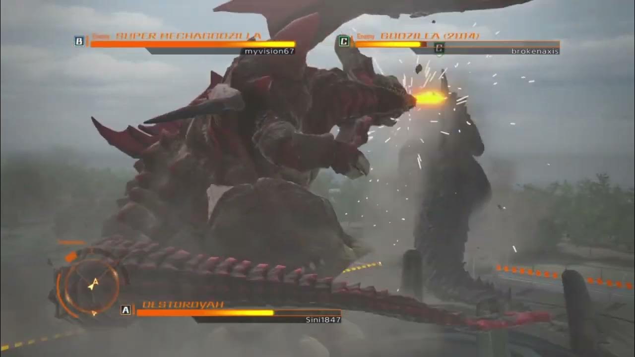 GODZILLA PS4 : Destoroyah vs Super MechaGodzilla vs Godzilla 2014 - YouTube