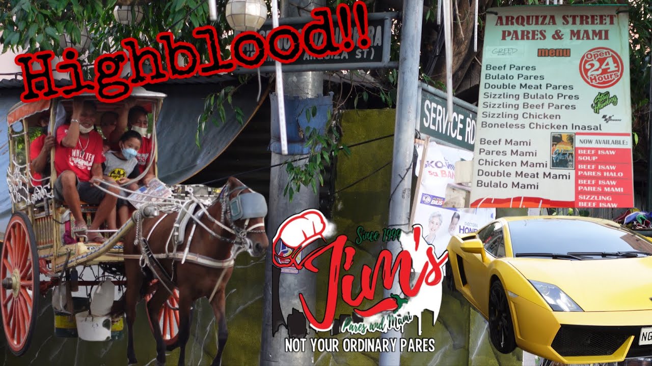 Jim's Pares Usok VS. Arquiza street Pares and Mami! (food vlog 01 ...